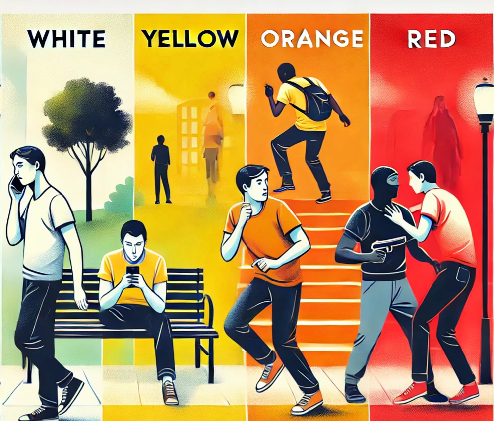 Self-defence: colour codes